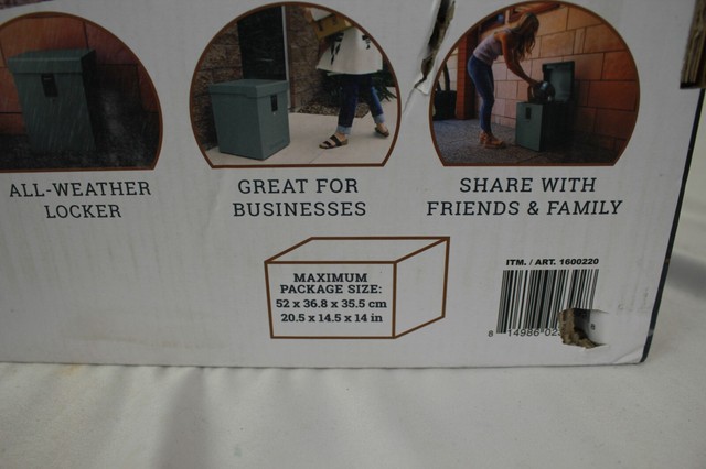 CleverMade Parcel LockBox S100 Series: Secure Delivery Box - Gray for ...