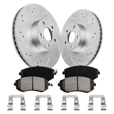 Front Brakes Rotors + Brake Pads For Subaru Baja Forester Outback ...