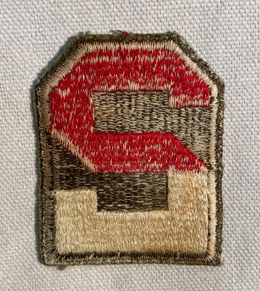 WWII US 2nd Army Div shoulder patch, authentic, very good condition, 2 ...