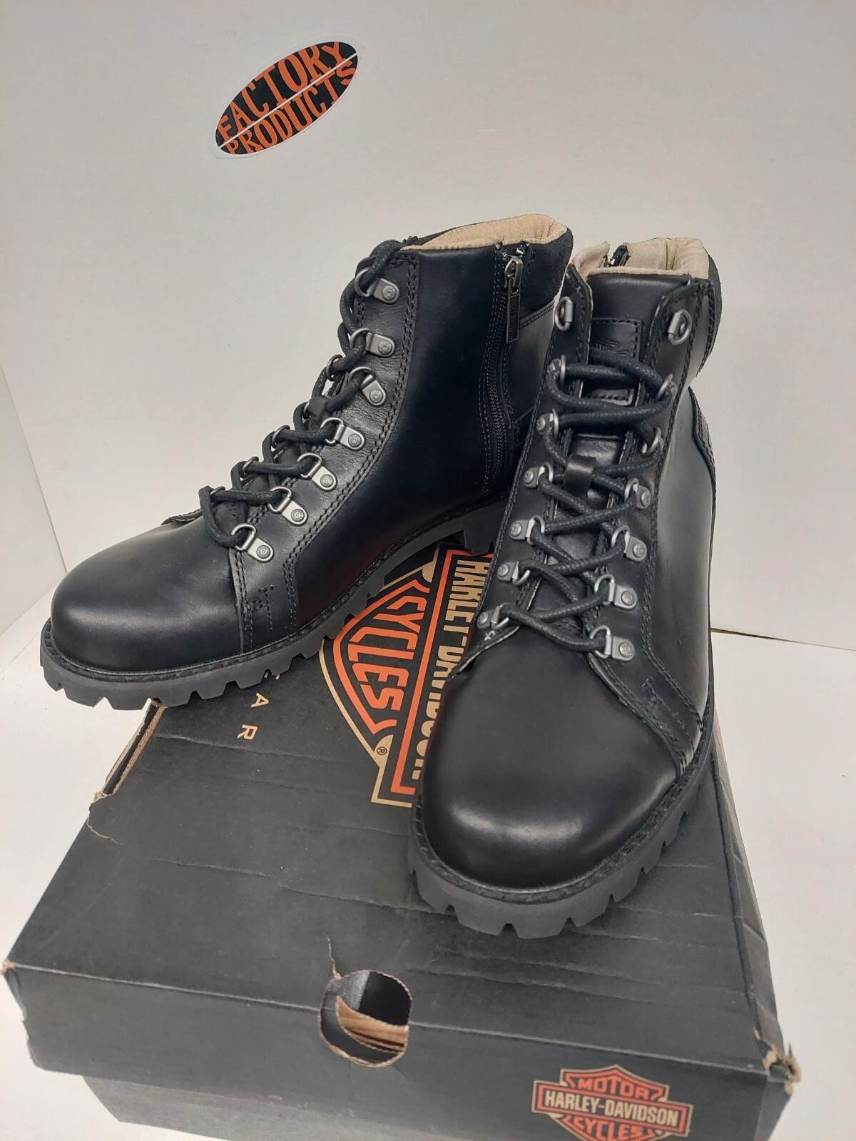 GENUINE HARLEY DAVIDSON Men's Weldon 5-Inch Black Motorcycle Riding ...