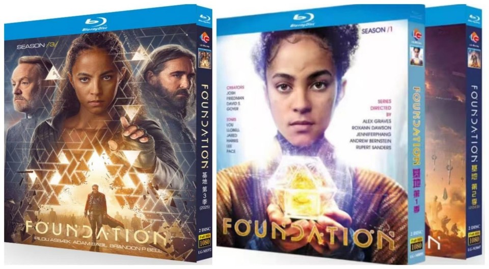 Foundation Season (1-3) 6-Disc 1080P All RegionPlay Seal Box English ...