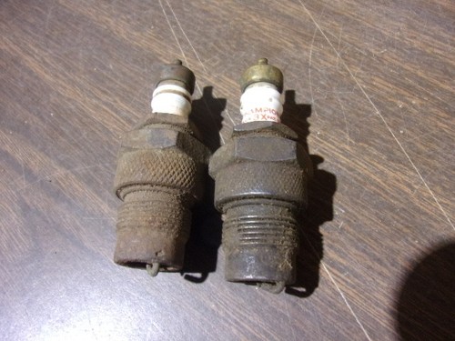 Pair of Used Champion 3X Spark Plugs Ford Model A Automobile ...