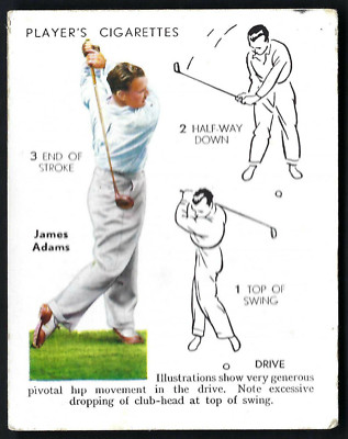 PLAYER (O'SEAS) - GOLF - #1 JAMES ADAMS | eBay
