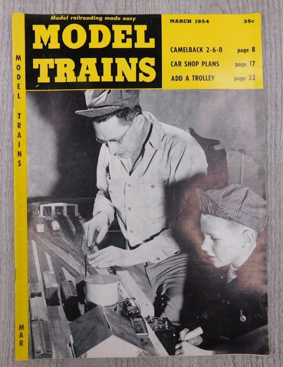 Model Trains Hobby Mancave Scale Railway MARCH 1954 Vol 7 No 1 Vintage ...