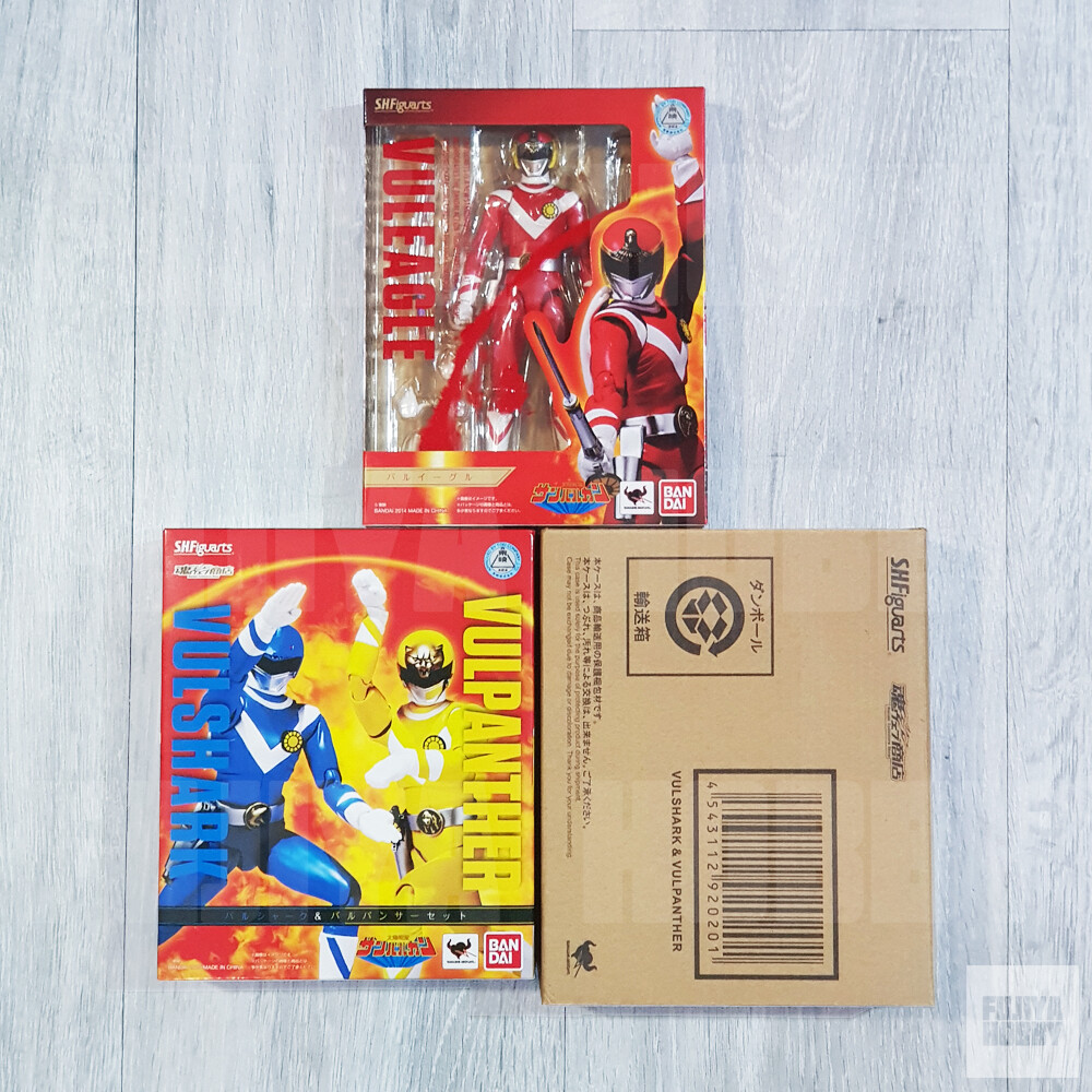 S.H.Figuarts SHF Taiyo Sentai Sun Vulcan Set: Vul Eagle + Vul Shark ...