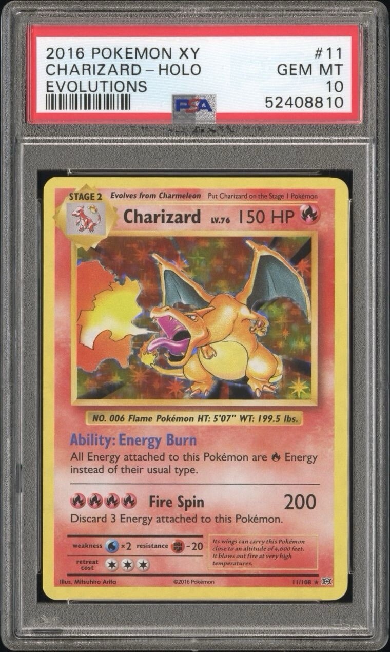 Charizard 2016 XY: Evolutions #011/108 Holo Price Guide - Sports Card ...