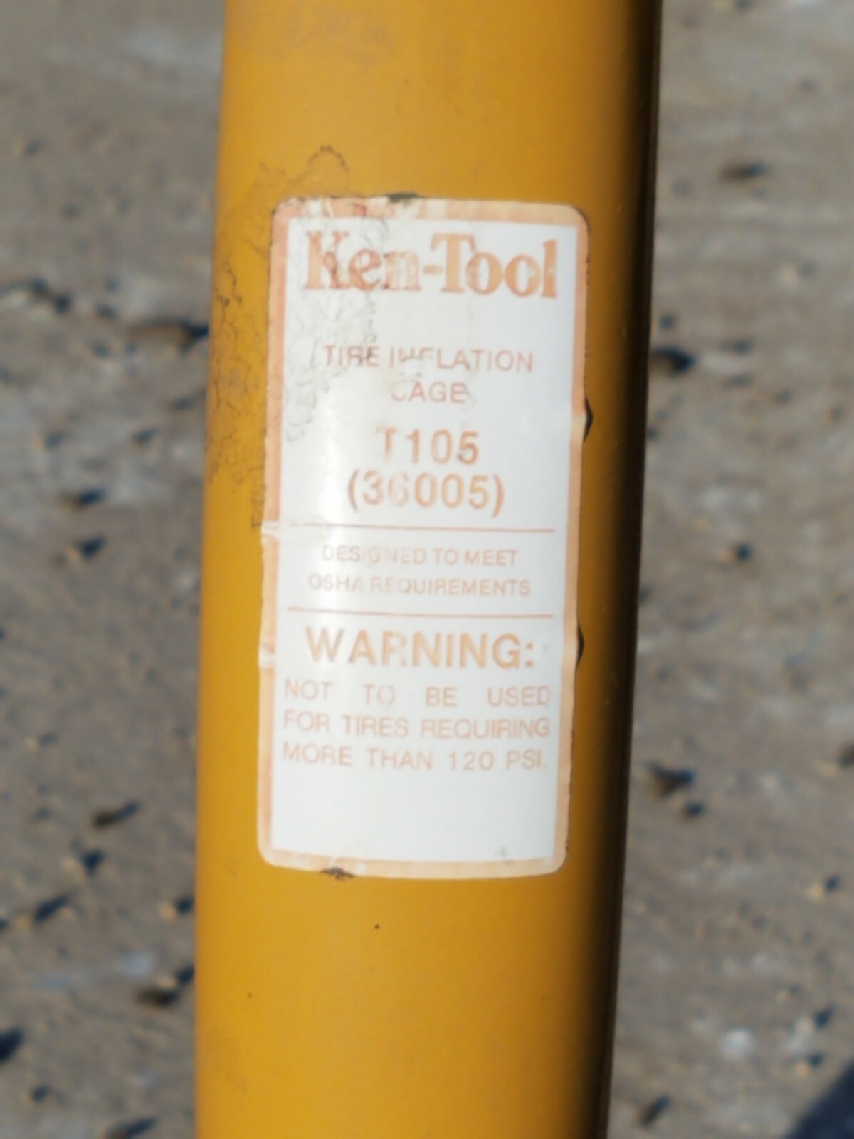 KEN TOOL T105 5-BAR TIRE INFLATION CAGE 36005 - Be OSHA Compliant in ...