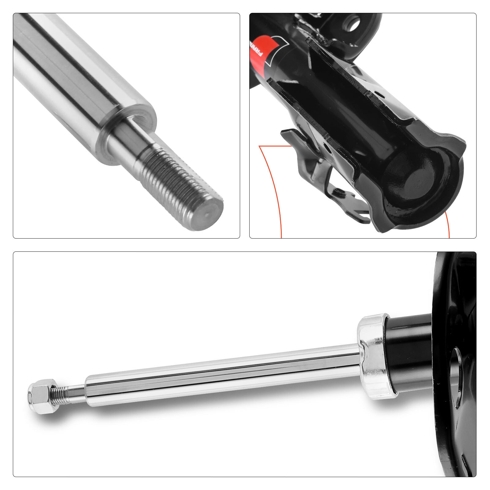 A-Premium 2x Front Shock Absorbers for Toyota RAV4 IV A4 Lexus NX Z1 ...