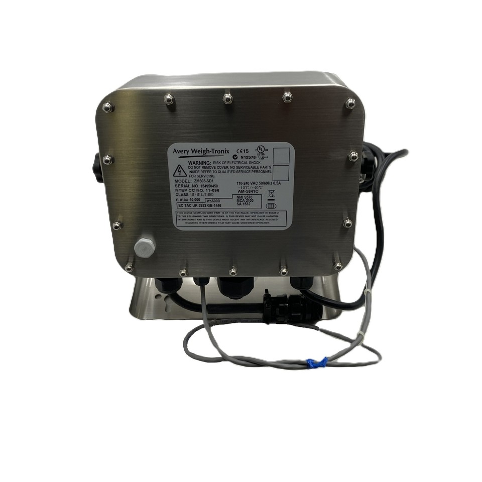 Avery Weigh-Tronix ZM303-SD1 Multi-Function Electronic Scale Head - New ...