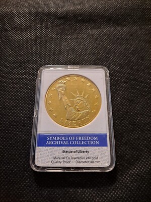 SYMBOLS OF FREEDOM ARCHIVAL COLLECTION STATUE OF LIBERTY TOKEN ...