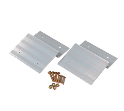 1 Pair 8" x 8" DIY Aluminum Ramp Brackets Kit Plates for Load & Unload ...