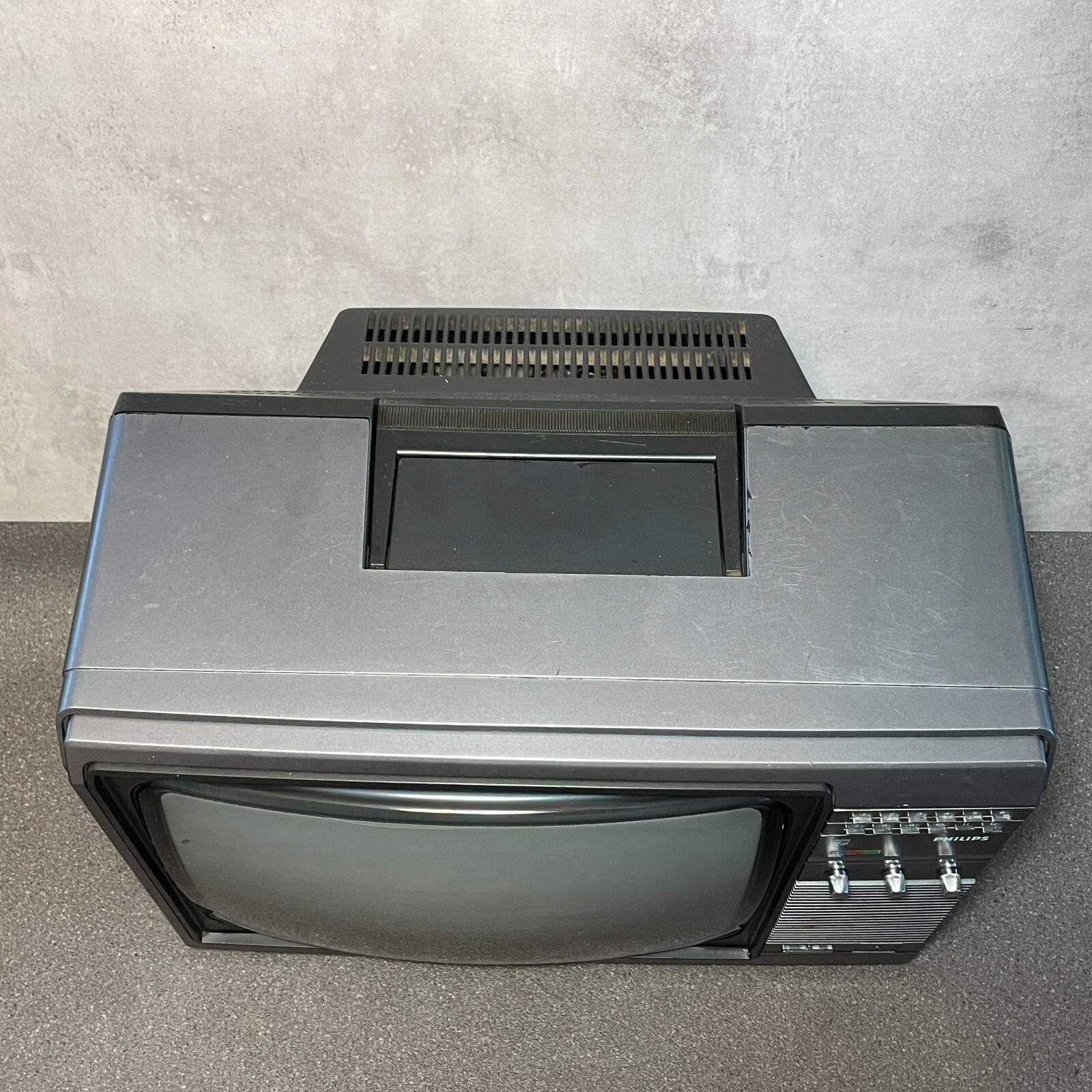 Philips 14CT2006 14" CRT Cube TV Video Retro Gaming Display Television ...