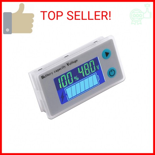 DROK Battery Meter, 48V Digital Battery Remaining Capacity Percentage ...