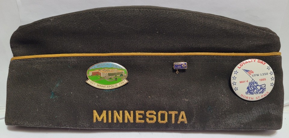 VINTAGE MINNESOTA VFW 1350 HAT-CAP W/PINS | eBay