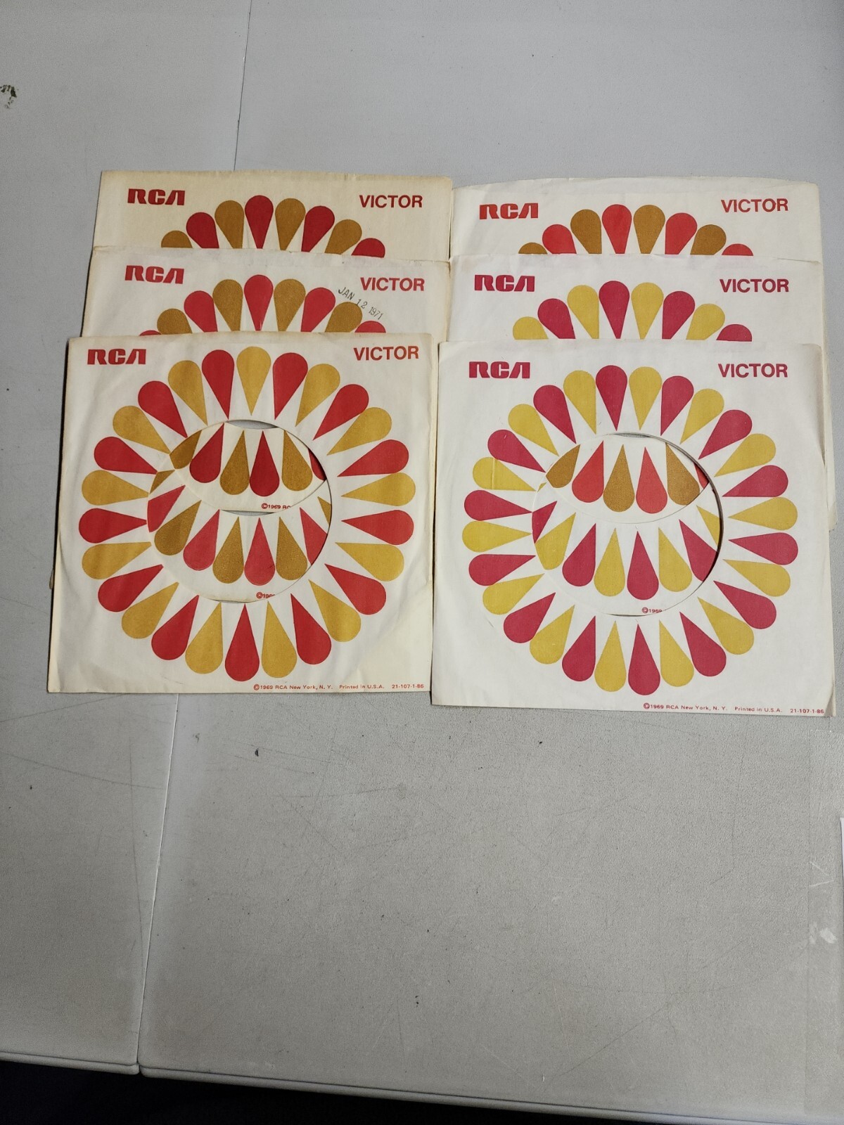 45 RPM 7" RECORD SLEEVES CO. SLEEVE 6 PACK SEE PHOTOS - RCA (SLV119) | eBay