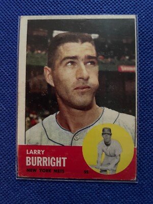 1963 topps # 174 LARRY BURRIGHT B | eBay
