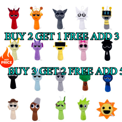 20cm Sprunki Plush Toy Simon Oren Winda Sprunki Character Doll Plush ...