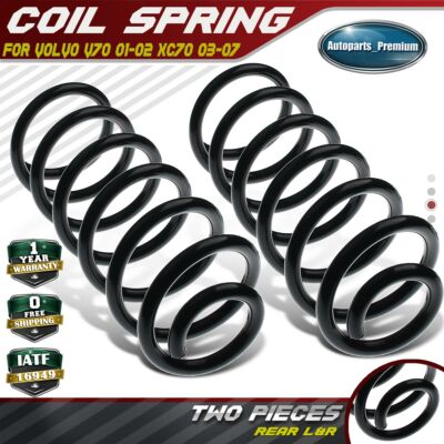 2PCS Suspension Coil Springs for Volvo V70 01-02 XC70 03-07 Rear Left ...