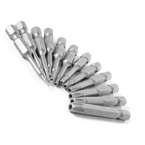 12 Pcs Drill Bit Set Torque Bits Electric Batch Hollow Plum Screwdriver ...