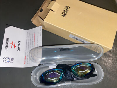 Aegend Swim Goggles with Case Swimming Goggles Anti Fog UV Protection ...