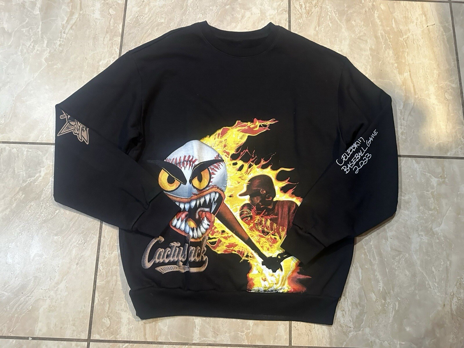 Rare Travis Scott 2023 Celebrity Softball Game Crewne… - Gem