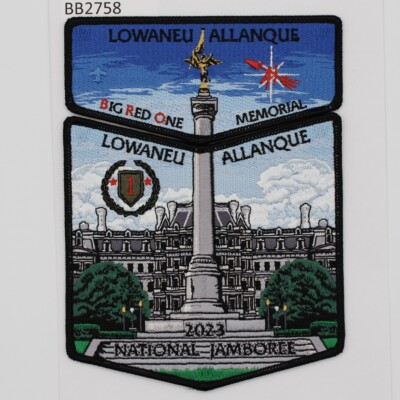 Boy Scout OA Flap Set Lowaneu Allanque Lodge 41 2023 National Jamboree ...