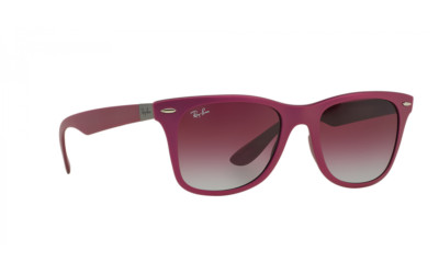 Ray-Ban RB4195 60874Q Violet Square Violet Gradient 52-20-150 Unisex ...