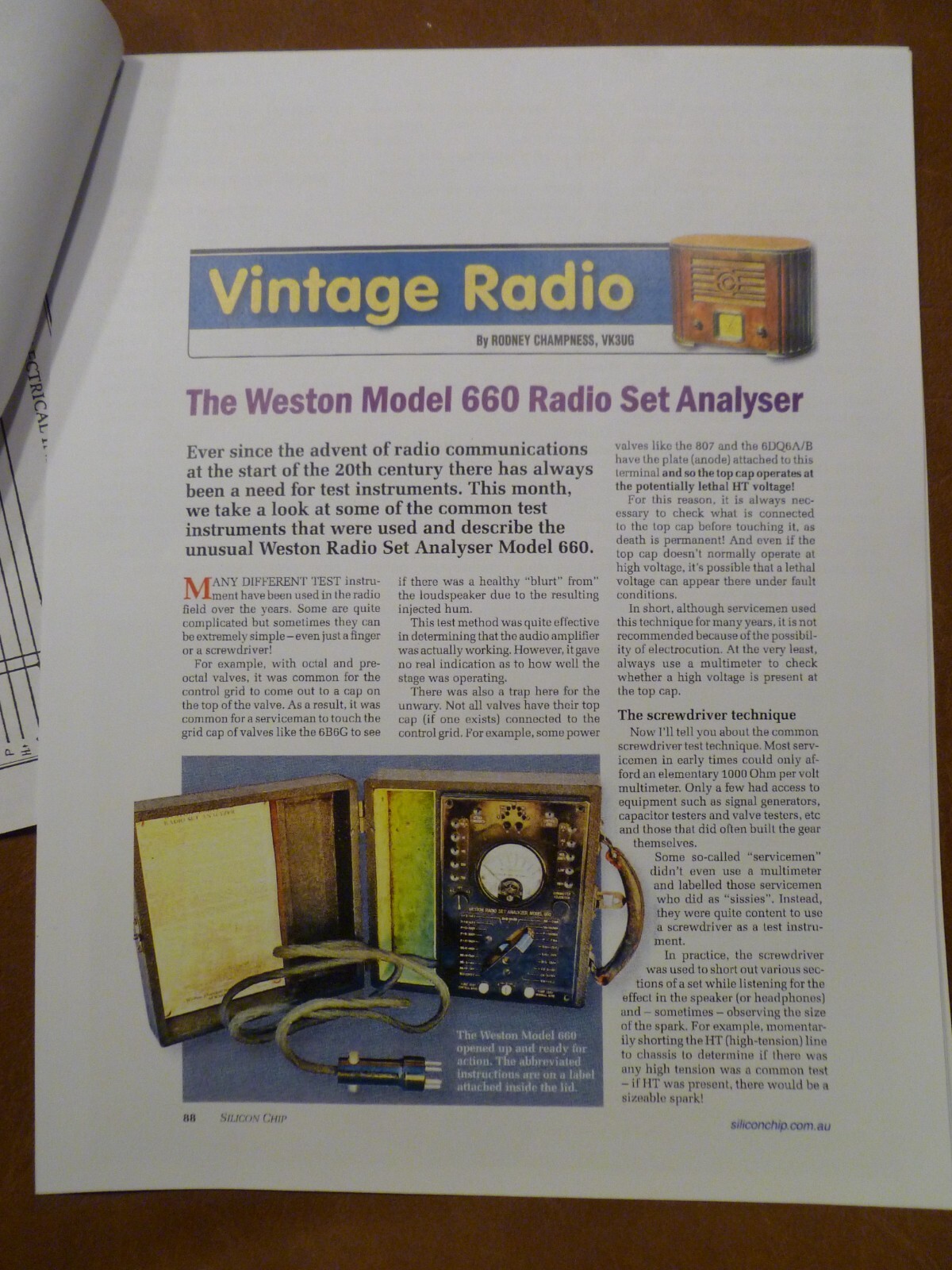 Weston Model 660 Radio Set Analyzer, | eBay