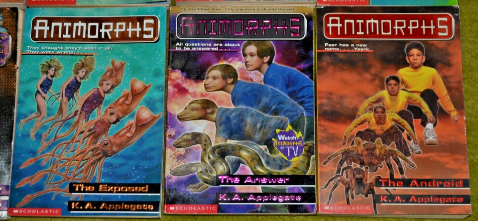 Lot of 28 Books Animorphs Andalite Chronicles Applegate Scholastic PB ...