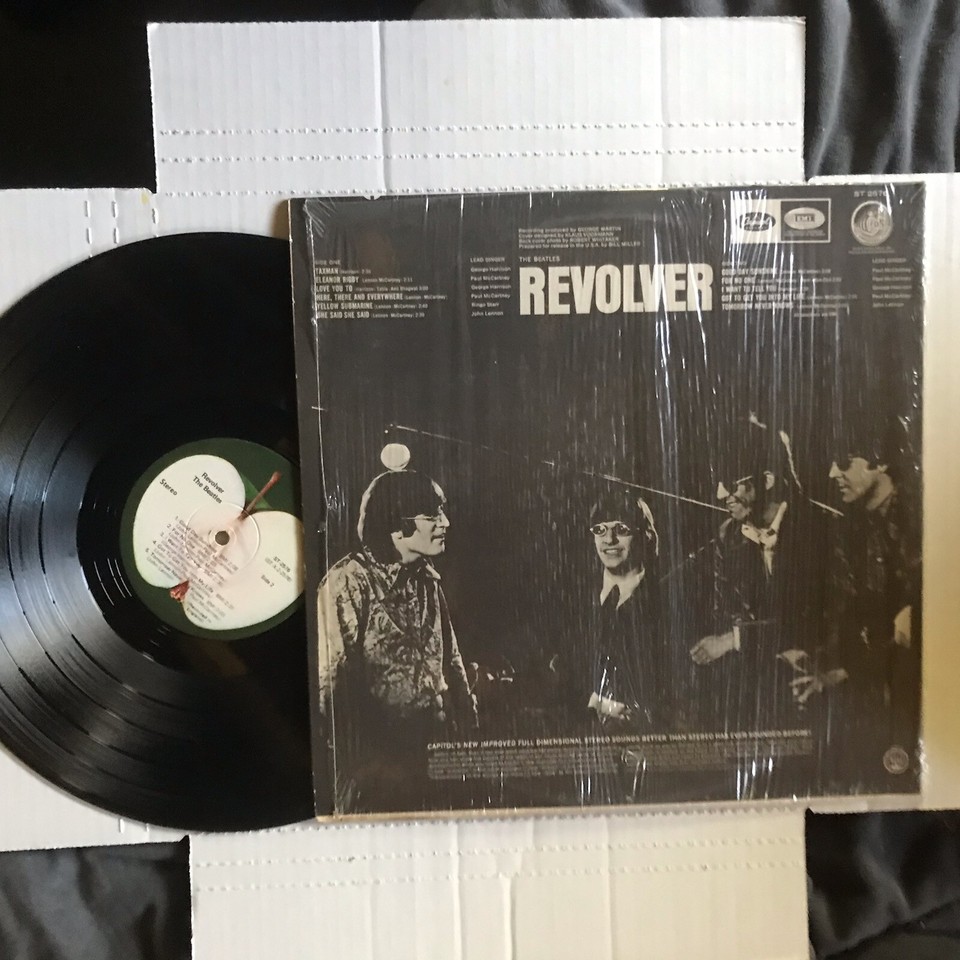 The Beatles Revolver Vinyl Record (ST 2576) with original shrink and ...