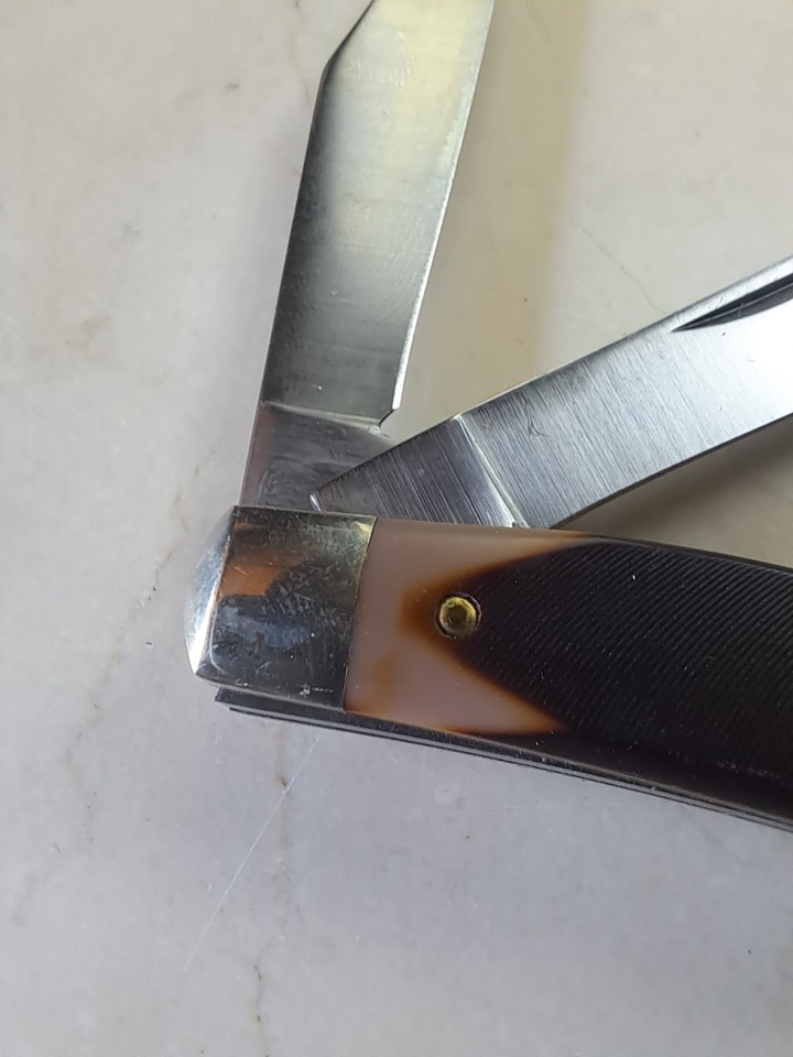 VINTAGE OLD TIMER Schrade 80T SENIOR STOCKMAN Pocket Knife Made USA | eBay