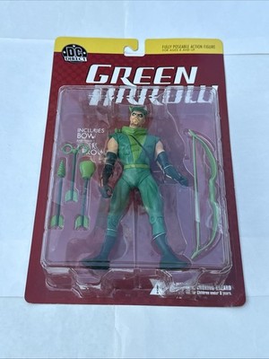 DC Direct GREEN ARROW Action Figure with Bow & 3 Trick Arrows Early ...