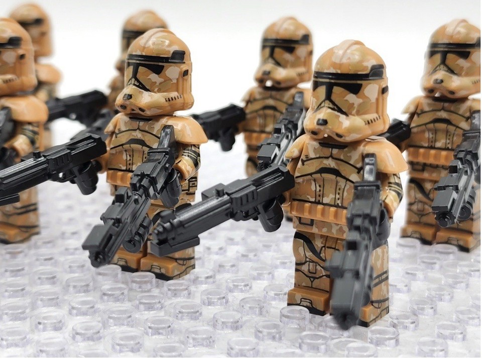 CUSTOM Star Wars Phase 2 Geonosis Clone Trooper Brick Minifigure | eBay