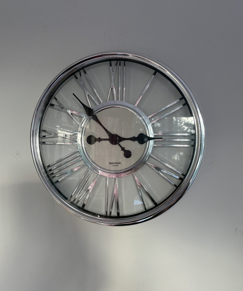 Large Mayfair battery operated wall clock | eBay UK