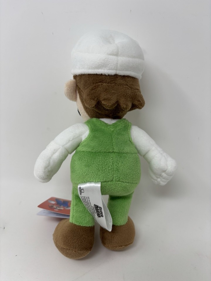 Fire Luigi Super Mario Bros. 9” Stuffed Plush Little Buddy Nintendo New ...