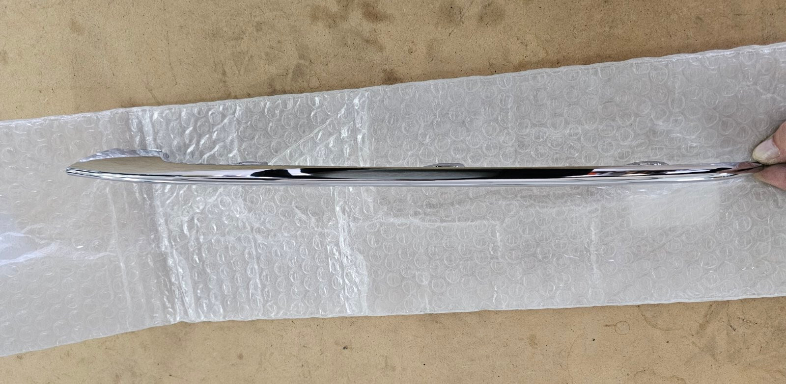 Mercedes Benz S-Class W222 New Front Bumper Left Outer Chrome Trim ...