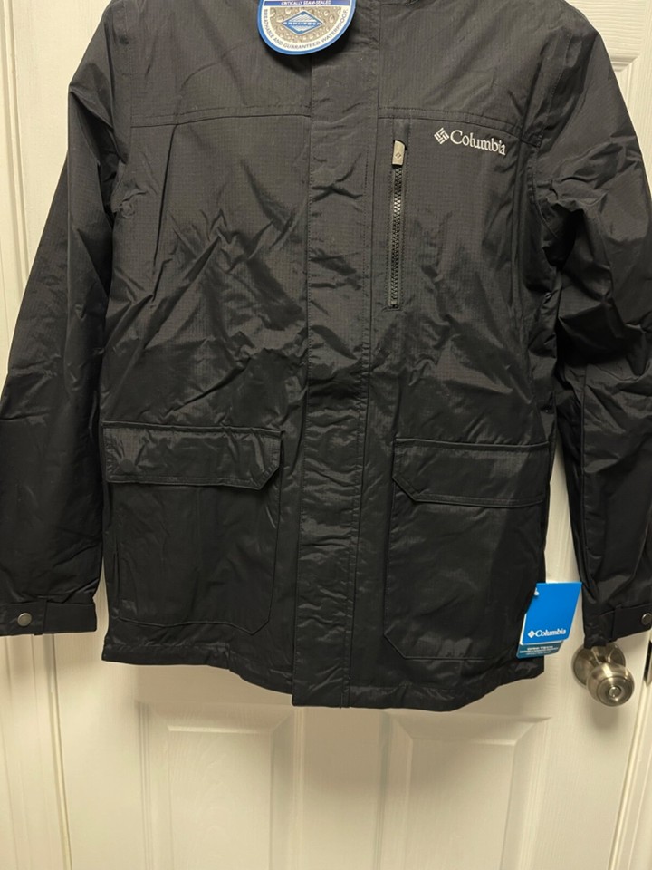 Columbia Oak Spring Jacket Men $100 Brand New Black M | eBay
