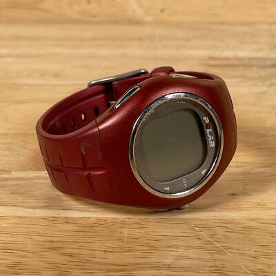 Polar F11 Red Unisex Water Resistant Digital Heart Rate Monitor Watch ...