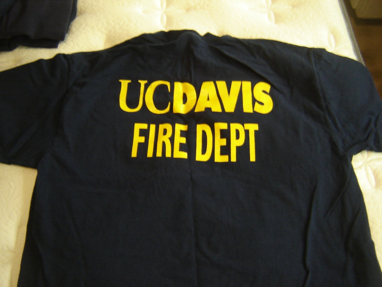 UC Davis Fire Department Tee Shirt Adult Large University of California ...
