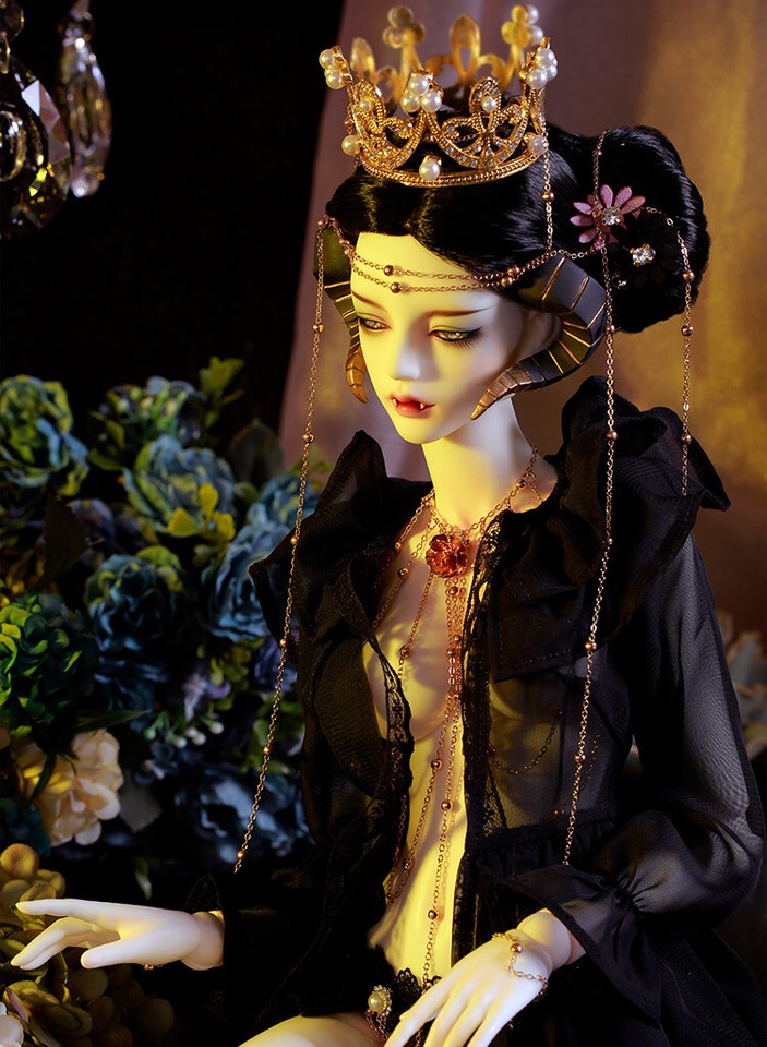 1/3 BJD Doll Resin SD Ball Jointed Doll Face Makeup Sexy Vampire Girl ...