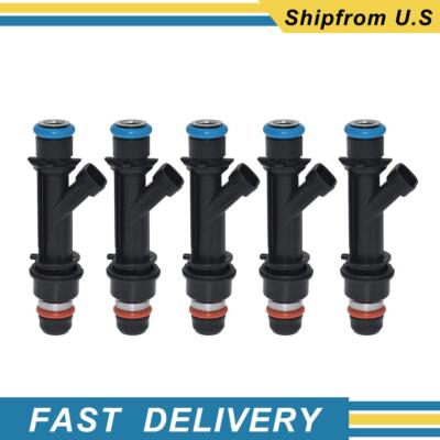 5PCS Fuel Injector 12589465 For Chevy Colorado Isuzu GMC Hummer H3 3.5L ...