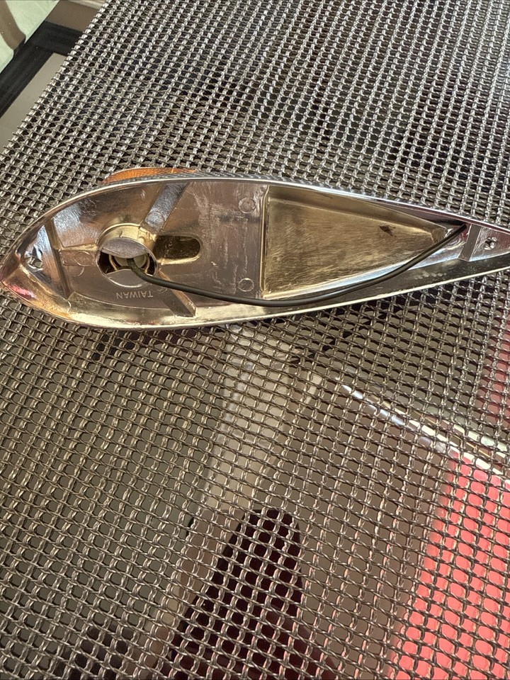 ROC 733 SAE P2PC 93 cab-marker clearance lights w/amber lense & wiring ...