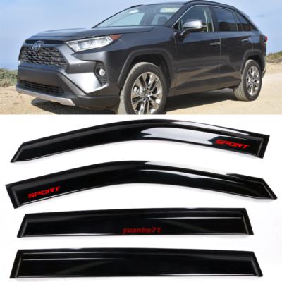 For 19-22 Toyota RAV4 Window Visor Guard Shade Vent Rain Deflector w ...