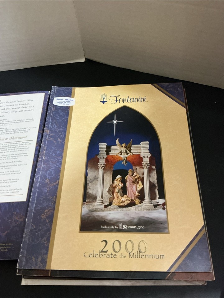 ROMAN INC FONTANINI ITALIAN NATIVITY CATALOGS Vintage Collector 9 Books ...