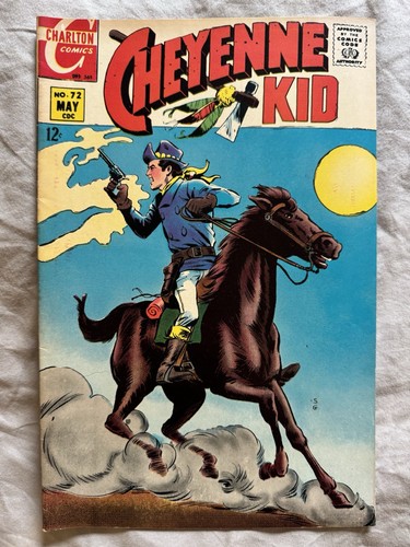 VINTAGE LOT of 3 Charlton Comics Cheyenne Kid Comic Books [1969-1970 ...