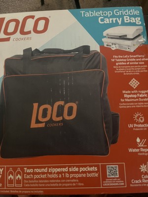 Loco Cookers 16" Tabletop Griddle Carry Bag Cover w/ 4 Pockets ...
