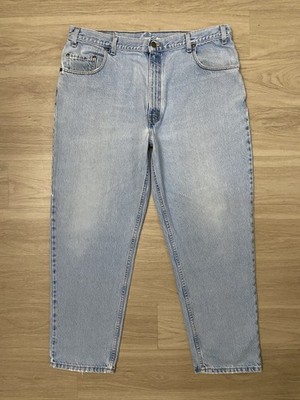 VTG 90s Levi's 545 Jeans Men’s 40x30 Brown Tab Loose Fit Baggy Light ...
