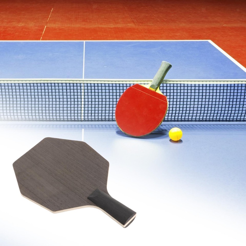 Table Tennis Blade Table Tennis Wooden Hexagonal Unique Concave Grip ...