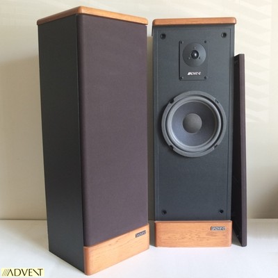 vintage ADVENT Prodigy Tower speakers, c.1990—dome tweeters, refoamed 8 ...