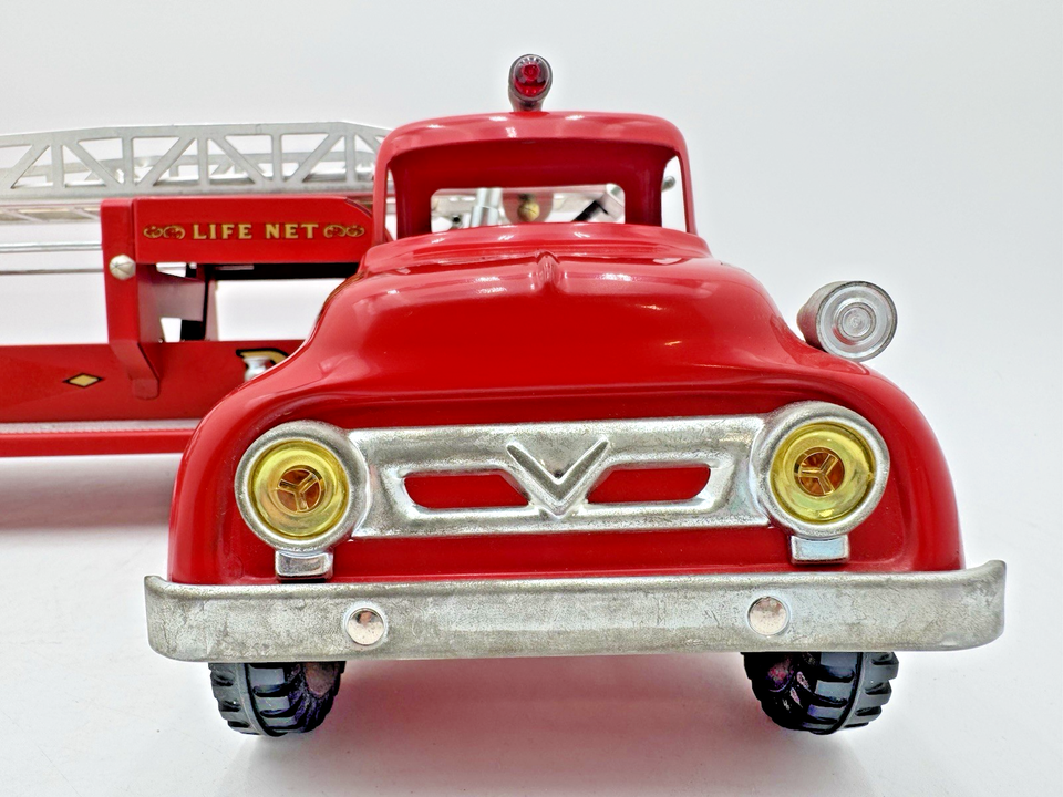 Vintage 56' Tonka Toys #900-6 Tonka Fire Dept Set w/OG Box Pressed ...